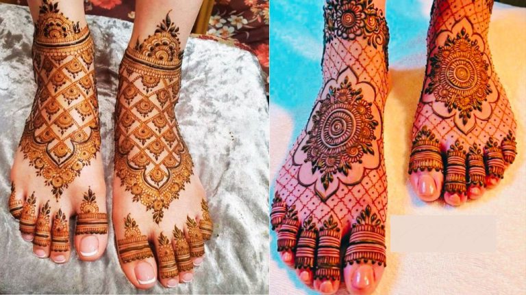 25+ Trendy & Stylish Leg Mehndi Designs For Bridal Perfection