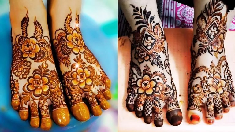 25+ Trendy & Stylish Leg Mehndi Designs For Bridal Perfection