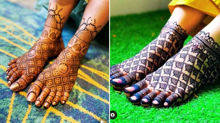 25+ Trendy & Stylish Leg Mehndi Designs For Bridal Perfection