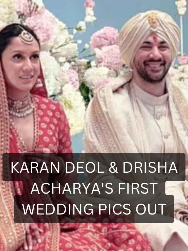 Karan Deol & Drisha Acharya Wedding Images, Karan Marriage Photos ...