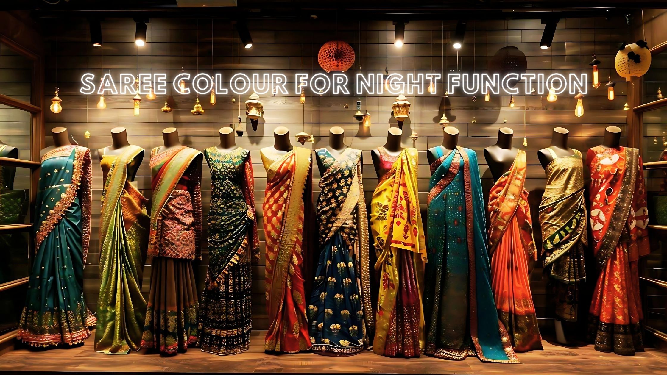 Saree Colour for Night Function: Best Picks for 2025 – Trendy & Elegant ...
