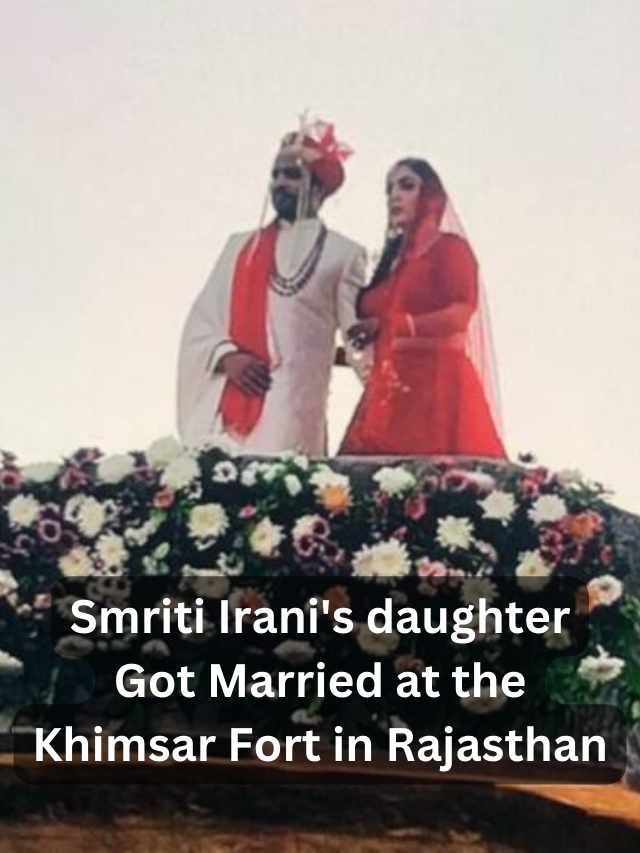 Smriti Iranis Daughter Marriage Images Wedding Photos Sloshout Blog 